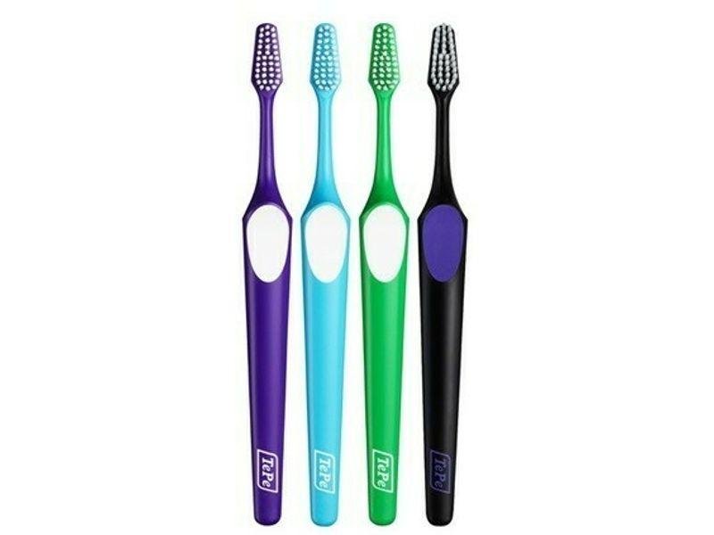 Tepe Soft Toothbrush Pack Of 4 (Purple, Blue,Green,Black) With Free ...