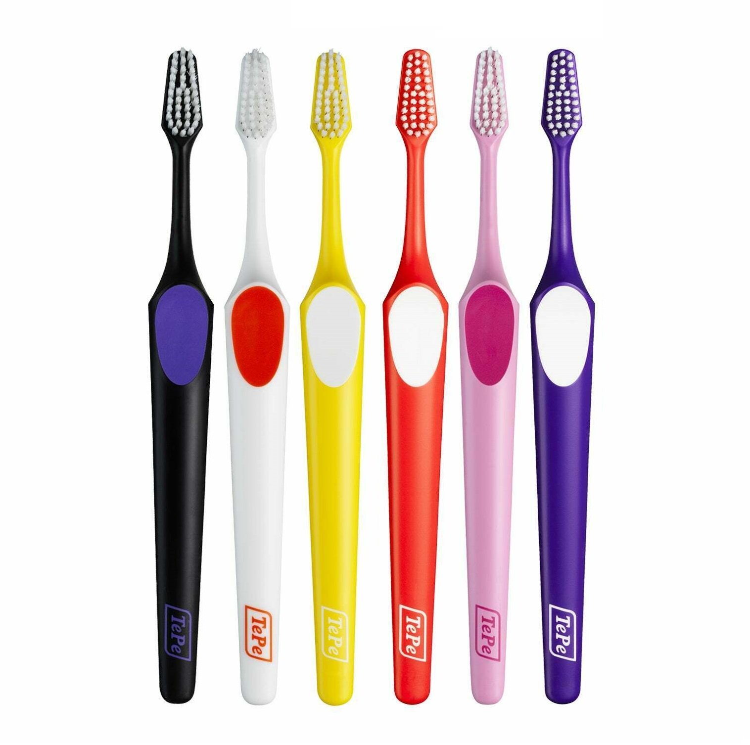 Tepe Supreme Soft Toothbrush Easy-Grip Handle Two-Level Bristles ...