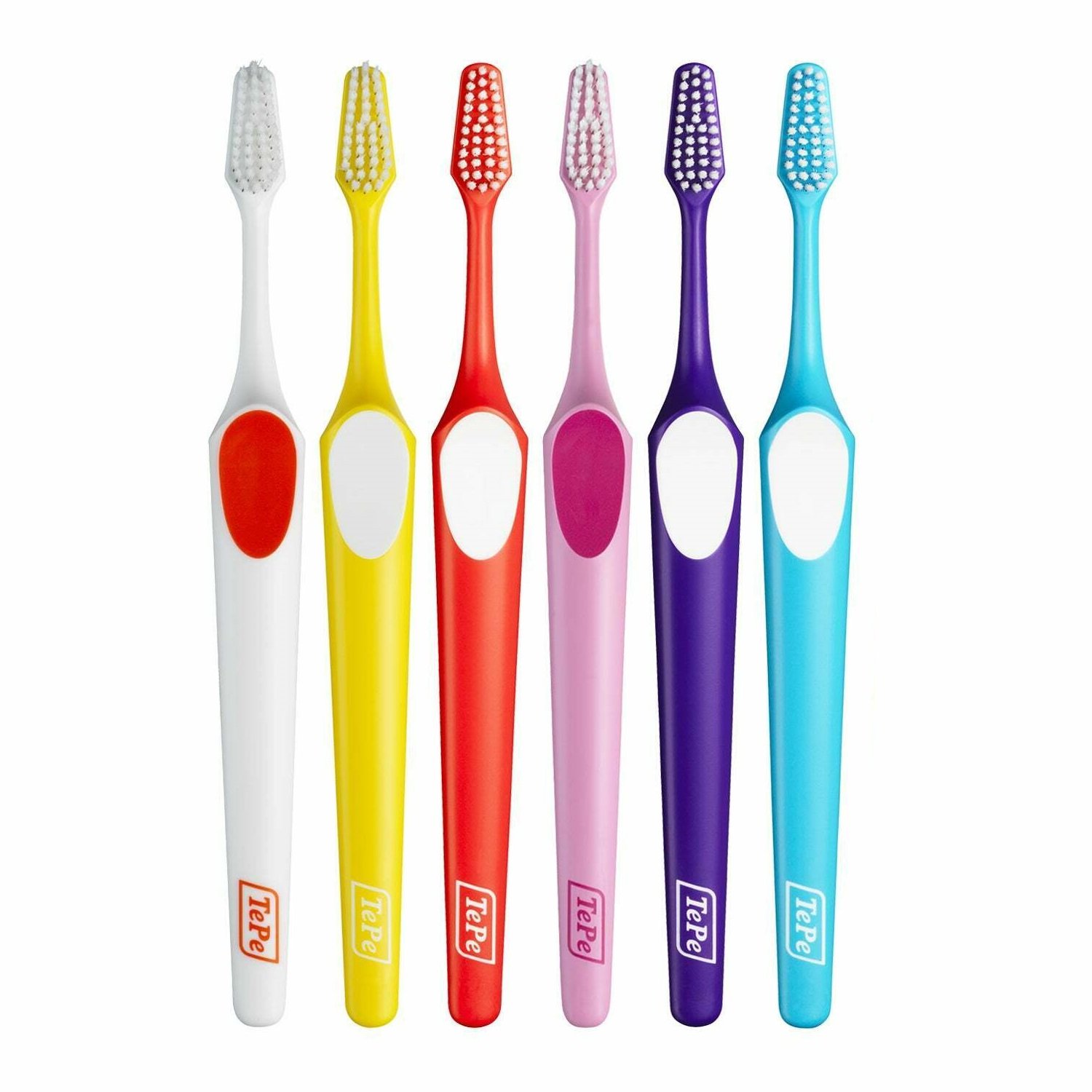 Tepe Supreme Soft Toothbrush Easy-Grip Handle Two-Level Bristles ...